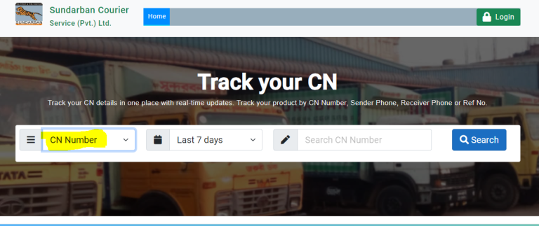Sundarban Courier Service Tracking by CN Number